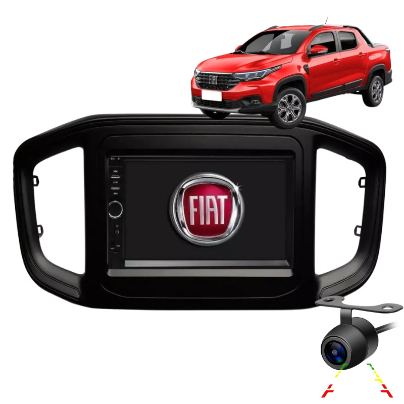 Mp5 Central Multimidia Moldura 2 Din Strada 2020 2021 Camera | Shopee Brasil