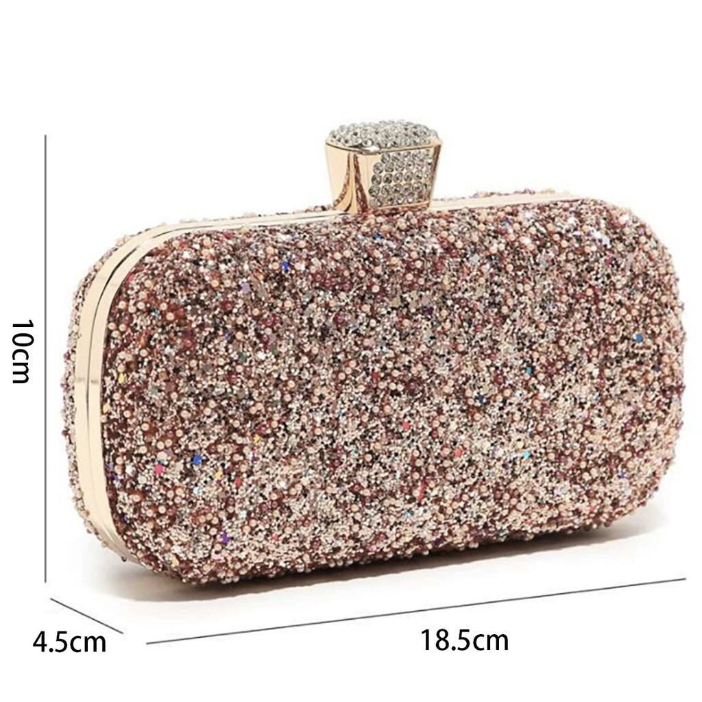 DAZZY Bolsa de Jantar, Bolsa de Mão Clutch Feminina para Festa de ...