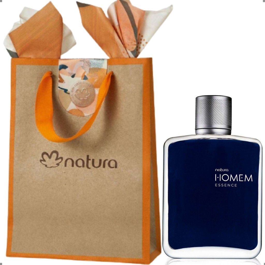 Perfume Natura Homem Essence Deo Parfum Masculino 100mL Com Sacola ...
