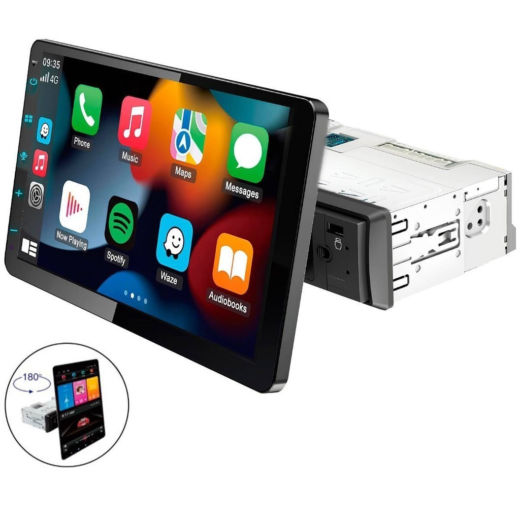 Central Multimidia 10pol QLED Rotativa QuadCore 2GB 32GB Android Carplay Android Auto | Shopee ...