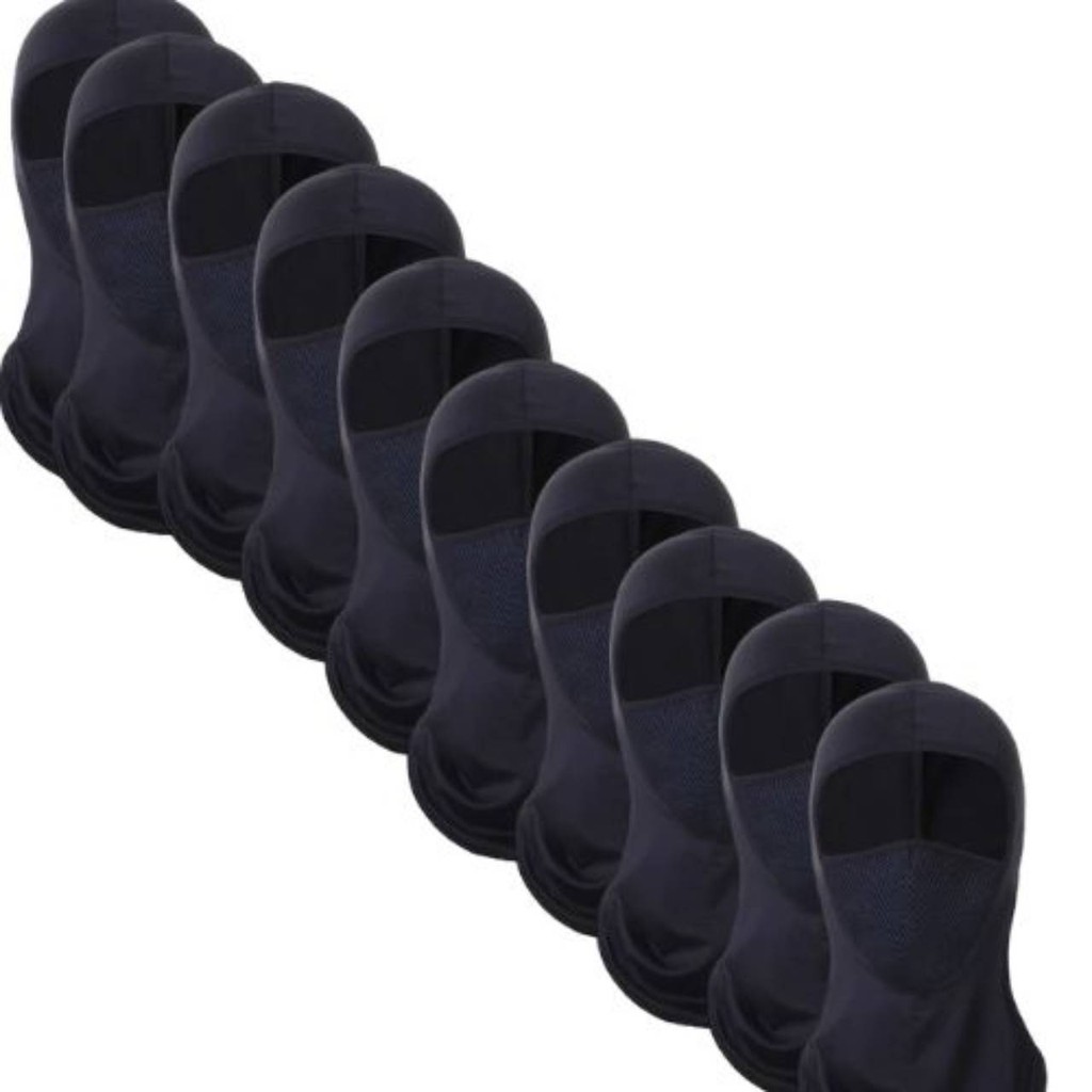 Touca Ninja Gorro Bala-clava Modelo Preto Atacado 10UN | Shopee Brasil