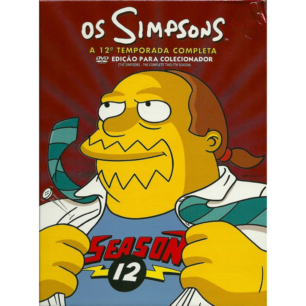 DVD Série Os SIMPSONS - A 12ª Temporada Completa editora | Shopee Brasil