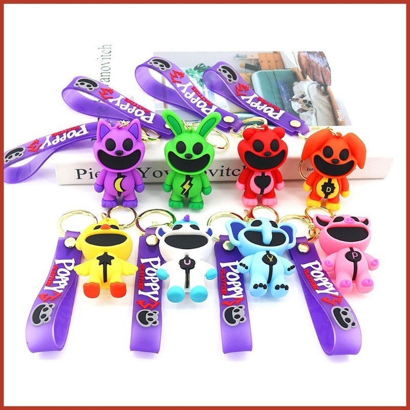 Jogo Poppy Playtime 3 Critérios Sorridentes Chaveiro Porta-Chaves Kids ...