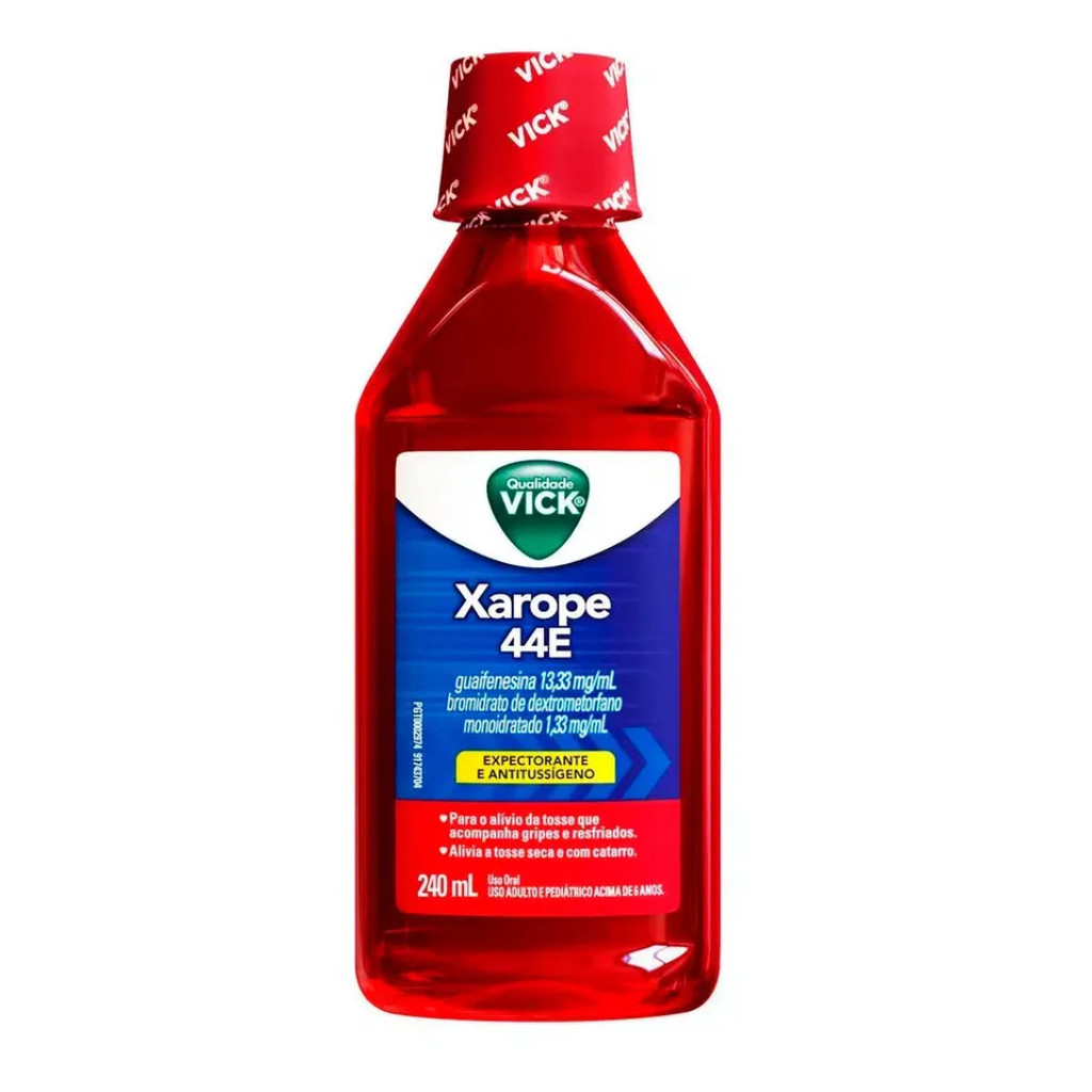Vick 44E Xarope Expectorante 240ml | Shopee Brasil