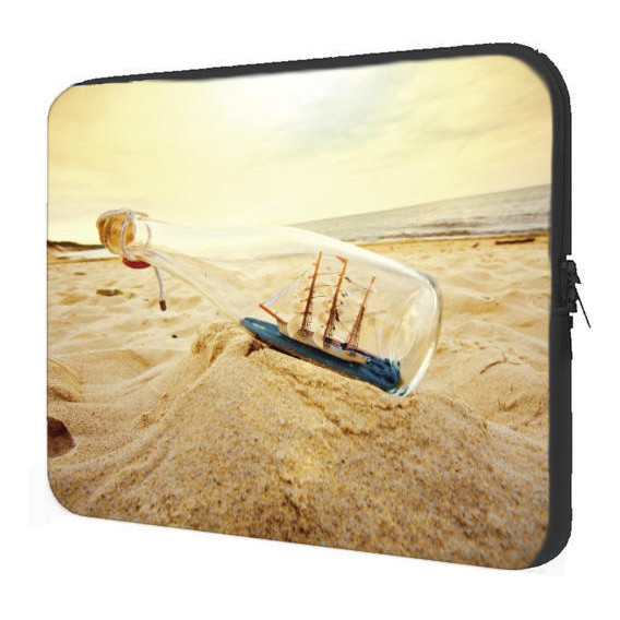Capa Case Notebook 15.6 Personalizado Navio na Garrafa | Shopee Brasil