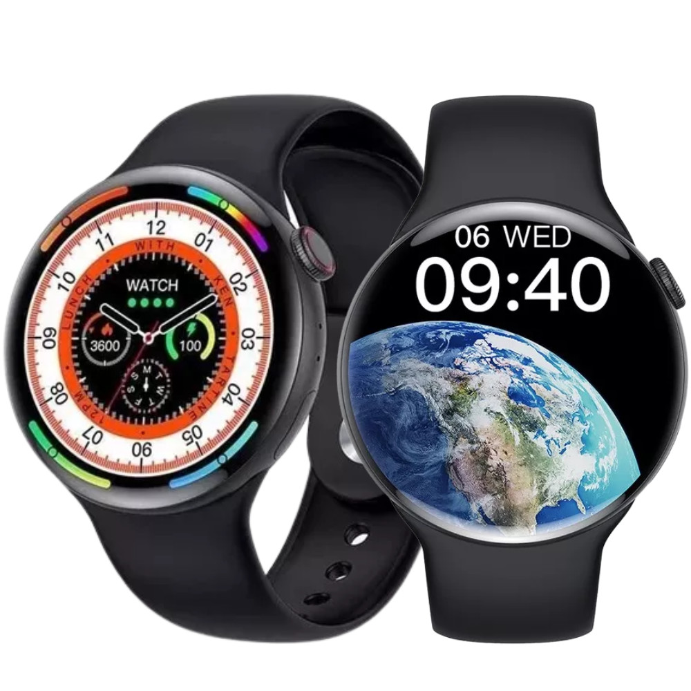 Relógio Smartwatch Redondo Feminino E Masculino W28 Pro | Shopee Brasil