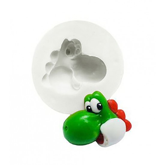 MOLDE DE SILICONE YOSHI, MARIO BROS | Shopee Brasil