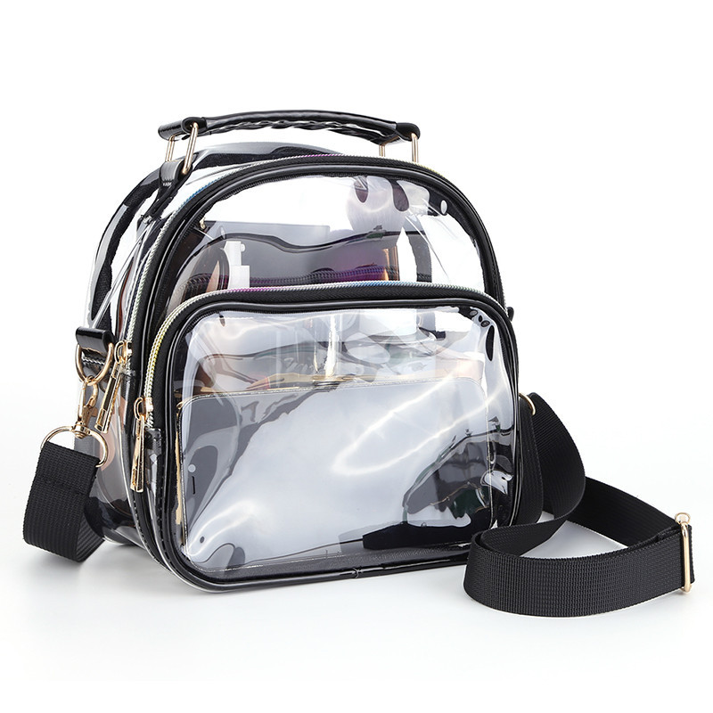Bolsa Feminina De PVC Transparente De Um Ombro Para Mensageiro | Shopee ...