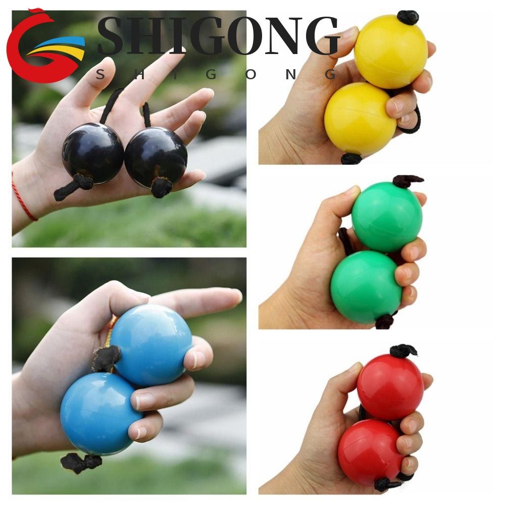 Bolas De Ritmo Manual SHIGONG , Tambor Rítmico De Bola Dupla Areia ...