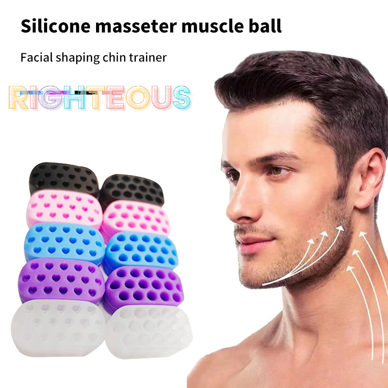 Exercitador Reto Trainin De Músculos Faciais Bite Balls Níveis De ...