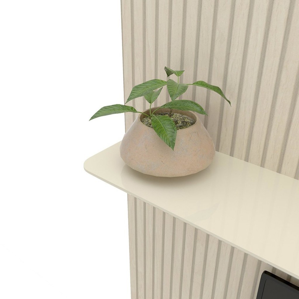 Painel para TV até 90 Polegadas Impressão Ripada com LED com Gaveta ...