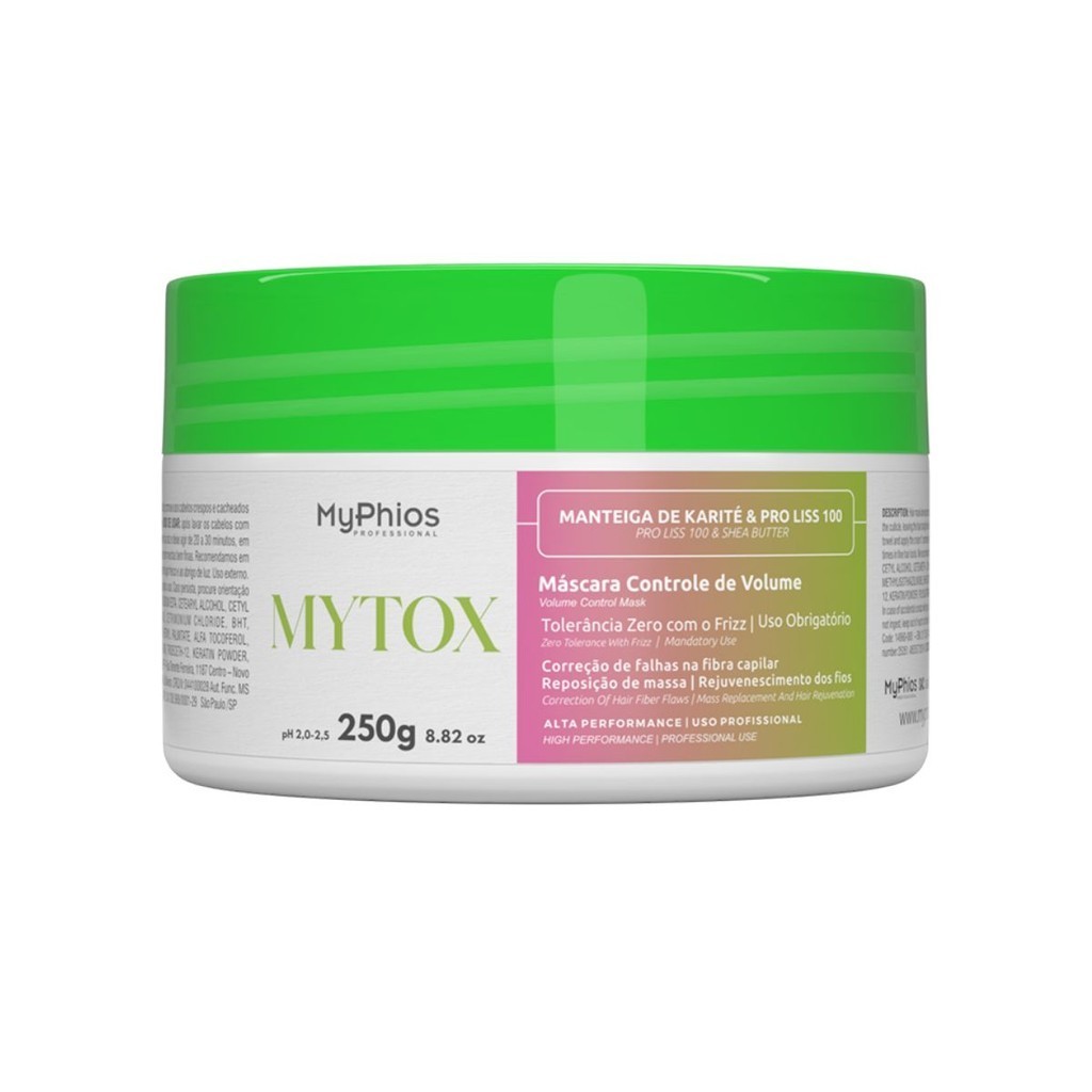 Redutor De Volume Myphios Btx 250g Orgânica Mytox | Shopee Brasil