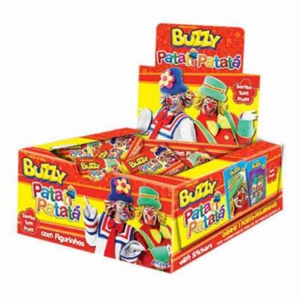 CHICLETE BUZZY PATATI HORTELA 360G | Shopee Brasil
