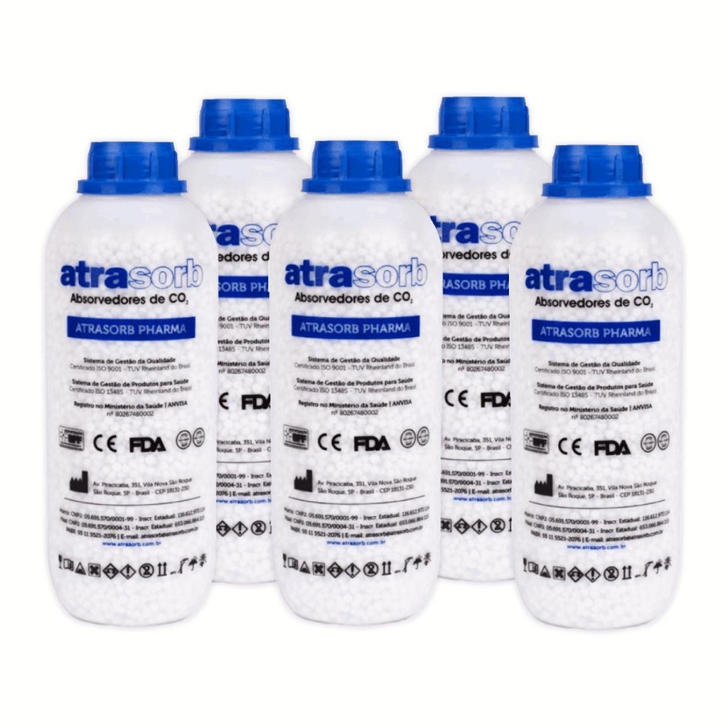 Kit 05 Unidades Cal Sodada 1 KG - Atrasorb | Shopee Brasil