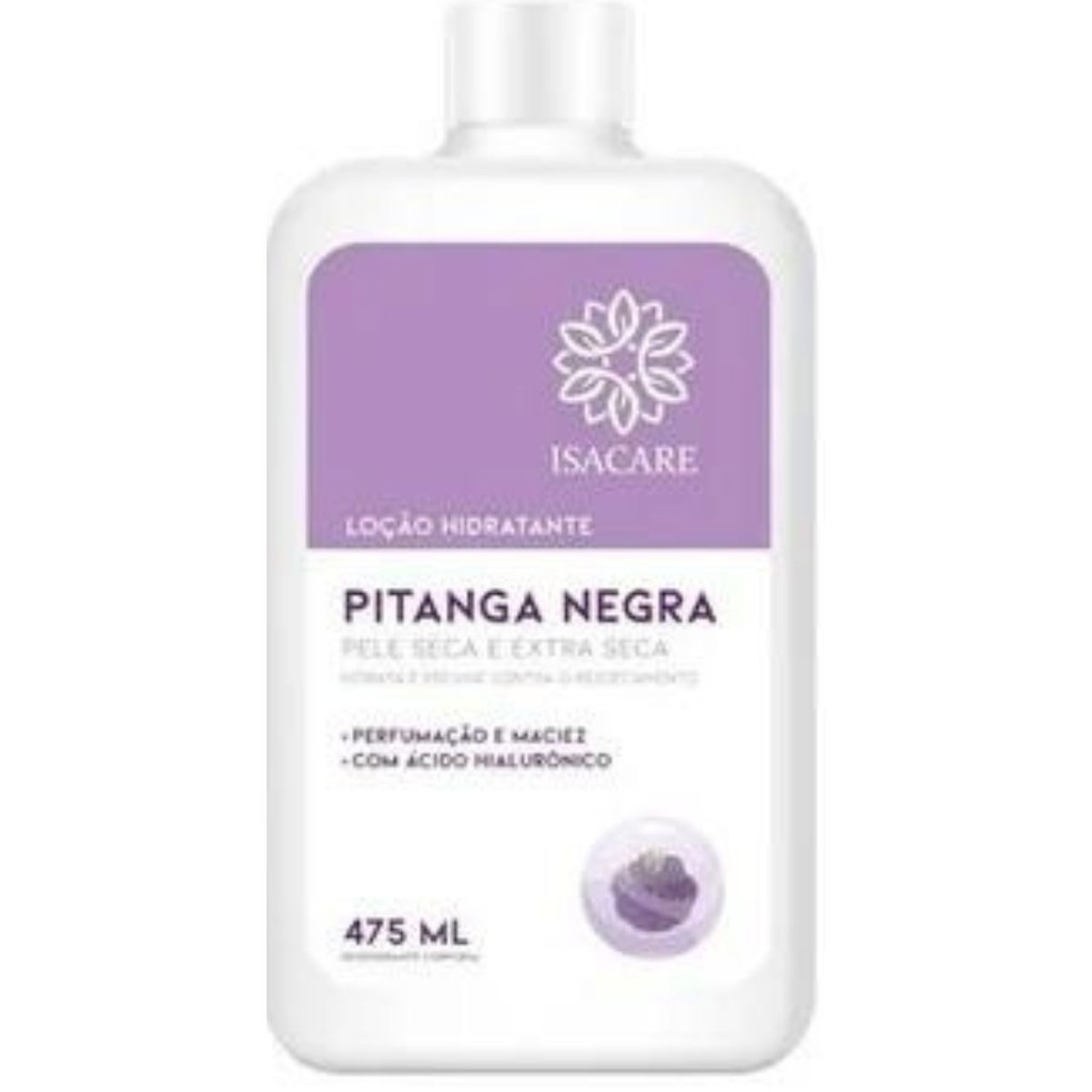 Isacare - Loção Hidratante Pitanga Negra 475ml | Shopee Brasil