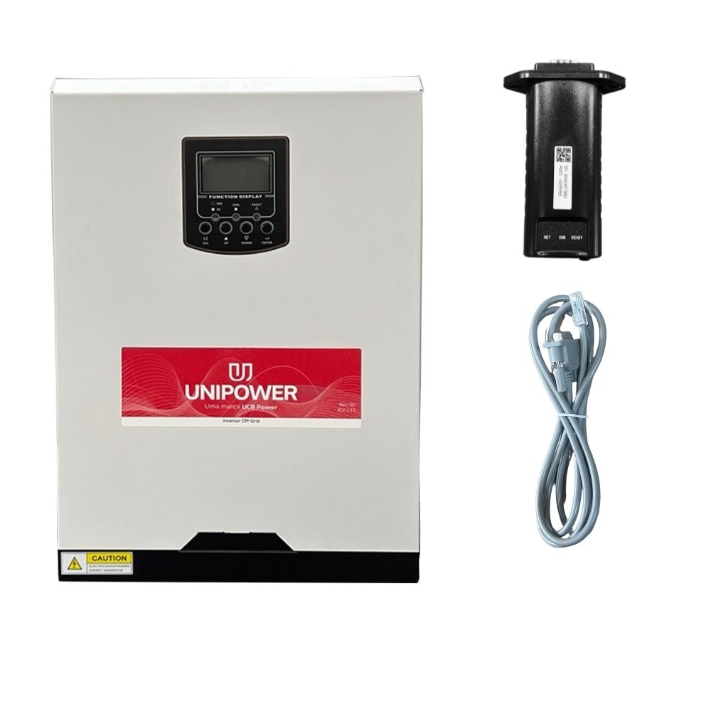Inversor Carregador 3kW 48V/220V 60A com Monitoramento Wifi Unipower - UNIPV3000 | Shopee Brasil