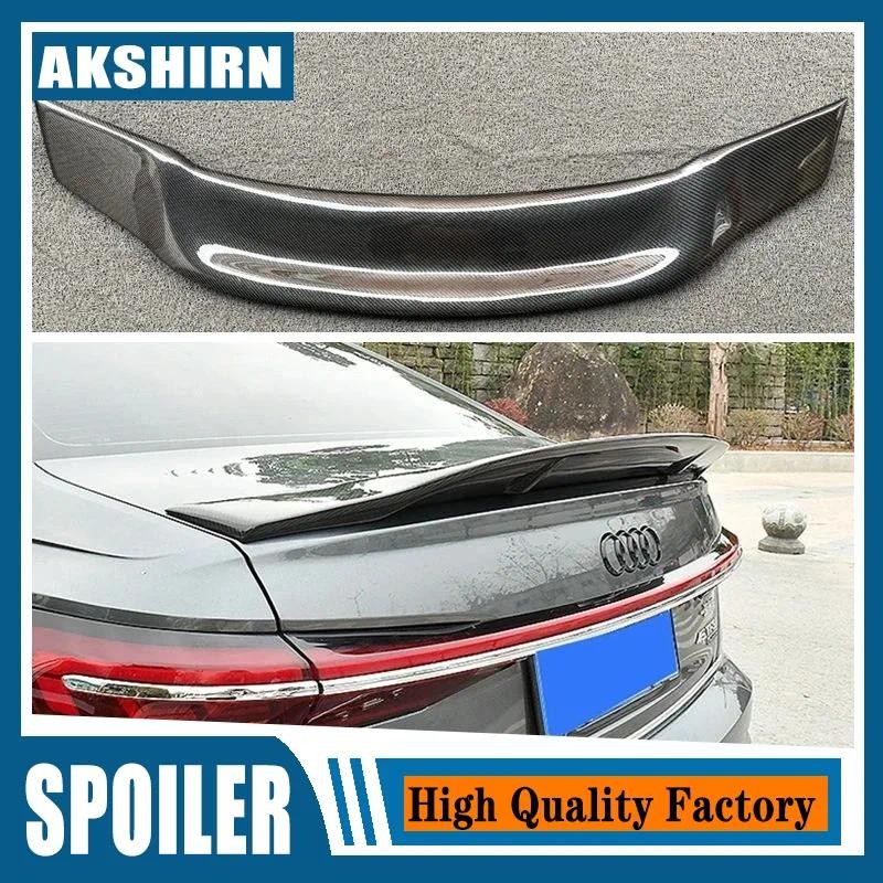 Spoiler Para A6 A6L C8 2019-2023 Kit De Corpo Traseiro Divisor De Fibra Carbono Difusor Asa ...