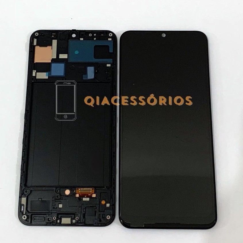 Display Tela Frontal Touch Completo Compatível Galaxy A30 A305 A50 A505 Incell Original C/ARO ...