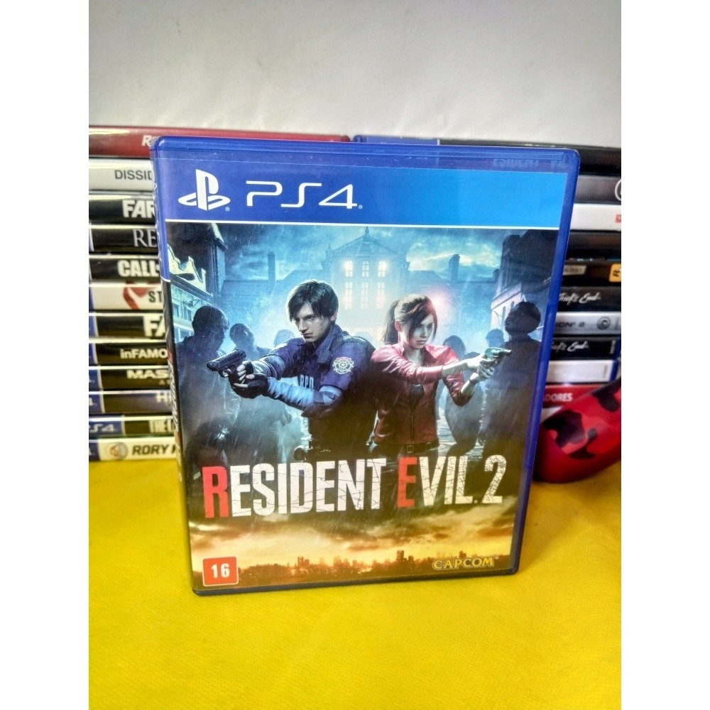 Resident Evil 2 Remake Ps4 Jogo Mídia Física (Semi-Novo) | Shopee Brasil