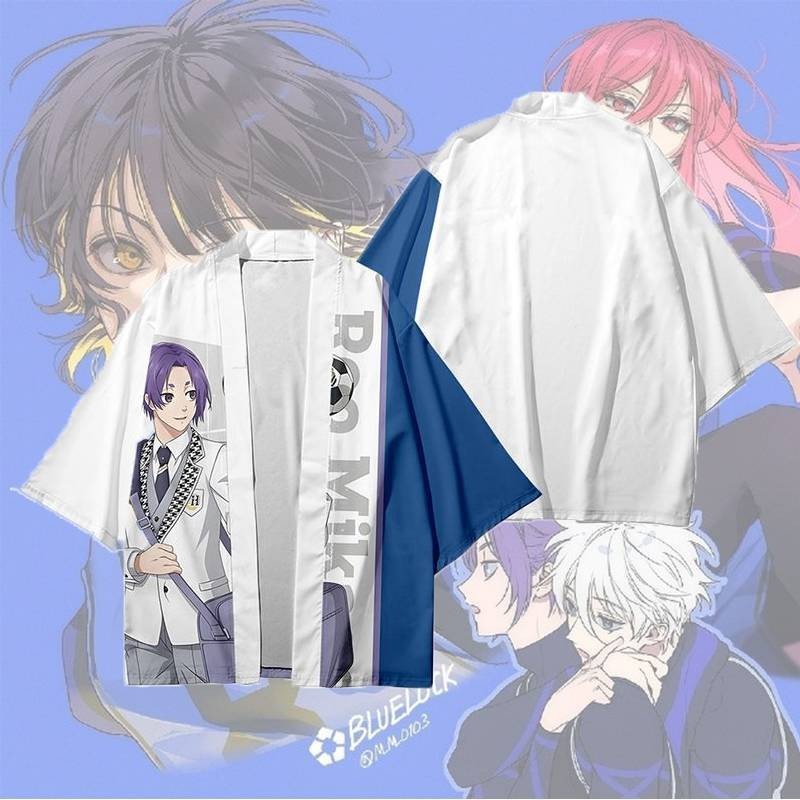 BLUE LOCK Isagi Yoichi Chigiri Hyoma Bachira Meguru haori Camiseta ...