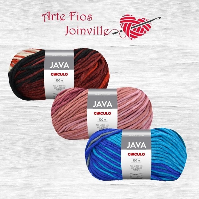 Fio Java Circulo 100g Tricô Crochê | Shopee Brasil