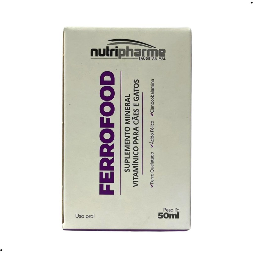 Ferrofood Suplemento Cães e Gatos 50ml | Shopee Brasil