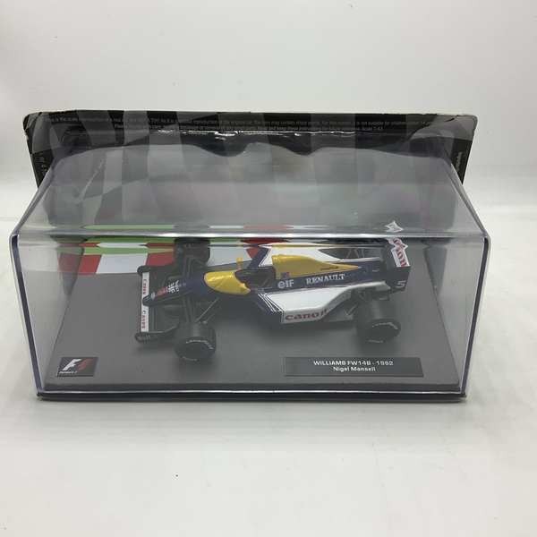 1: 43 Modelo de carro IXO Mansel F1 Williams Frota 1992 FW14B | Shopee ...
