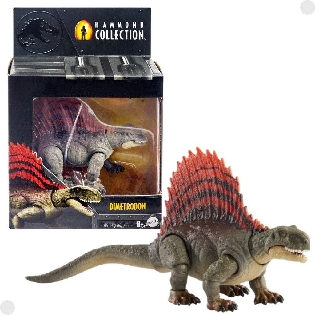 Dinossauro Dimetrodon Jurassic World Hammond Collection HTV65 - Mattel ...