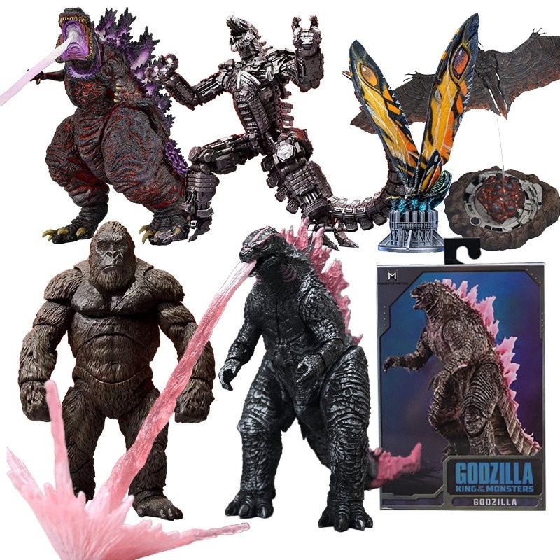 Godzilla Figura De Ação SHM Vs Kong O Novo Emprire 2024 Mecha Rodan ...