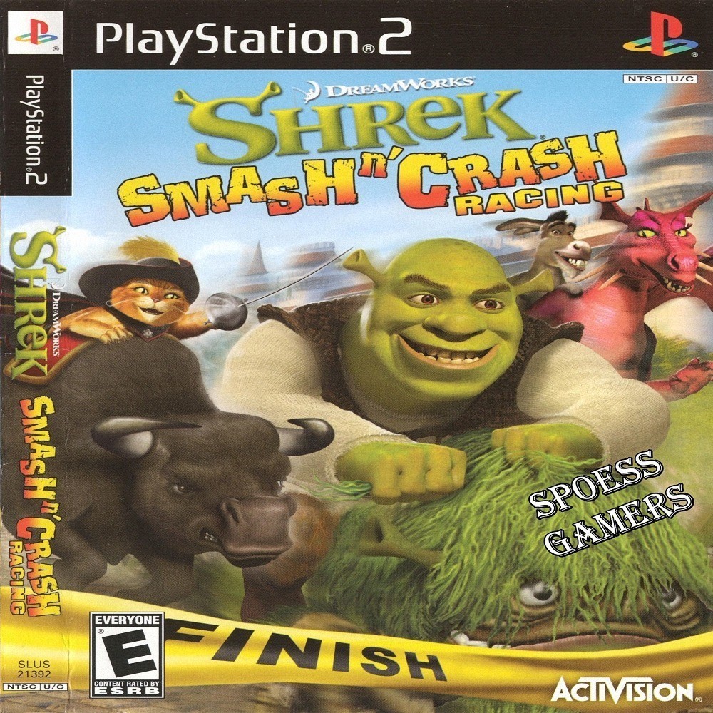 Shrek Ps2 Smash N' Crash Racing Patch Me | Shopee Brasil