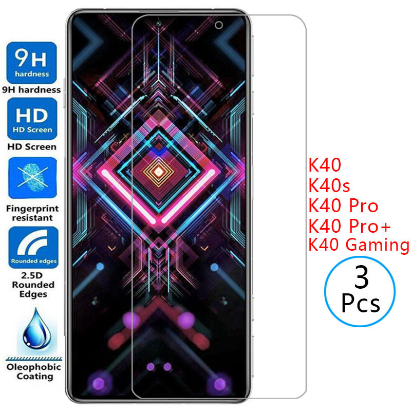 Vidro Temperado Protetor Para xiaomi redmi k40 gaming pro plus k40s De Tela Em redmik40 k 40 40 ...
