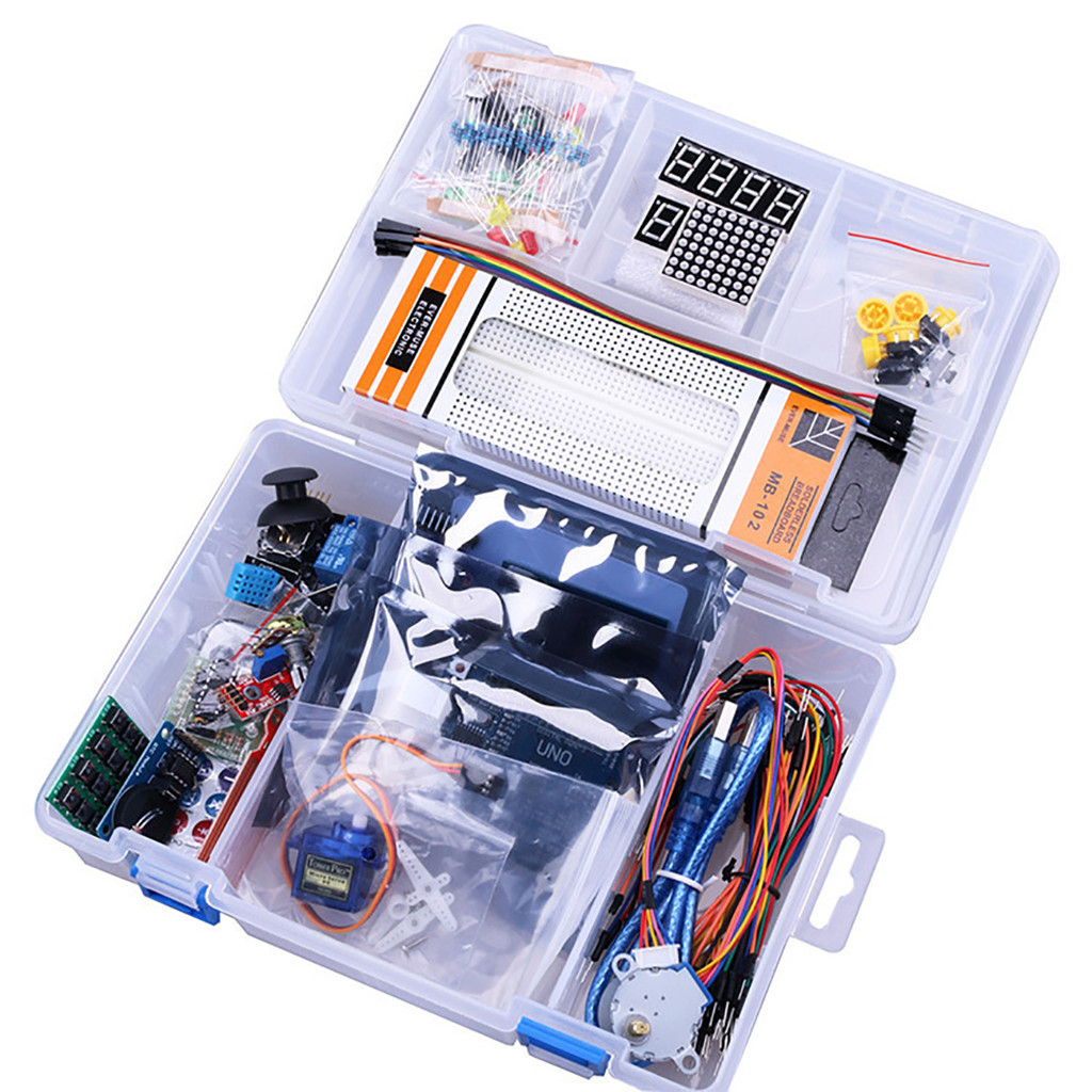 KIT Inicial Para Arduino UNO R3 Suíte De Aprendizagem De Versão ...