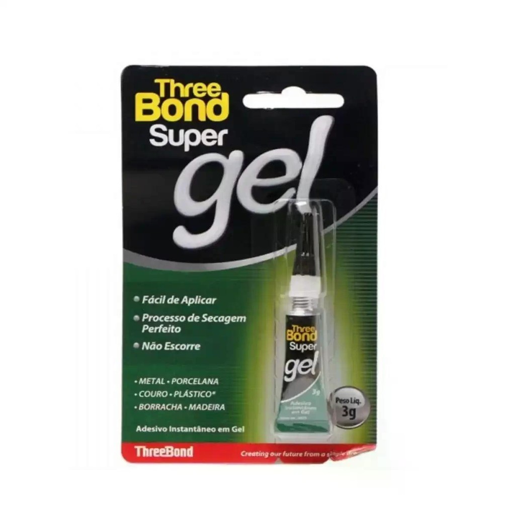 Cola Three Bond Super Gel 3g | Shopee Brasil