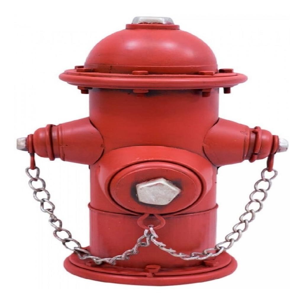 Enfeite Retrô Vintage Hidrante Cofre Vermelho - 24cm | Shopee Brasil