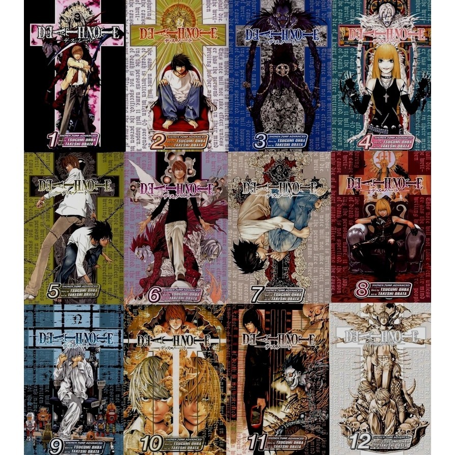Coleção Mangá: Death Note (12 Volumes - Completo) autor Tsugumi Ohba ...