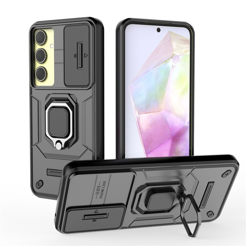 Capa De Luxo Armadura Magnética Para Samsung Galaxy A35 A15 A25 A55 M15 M55 5G Sumsung A 15 25 ...