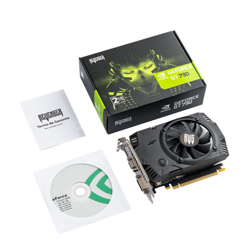 Placa de Vídeo Nvidia GeForce GT730 2GB DDR3 PCi Express 2.0 | Shopee Brasil