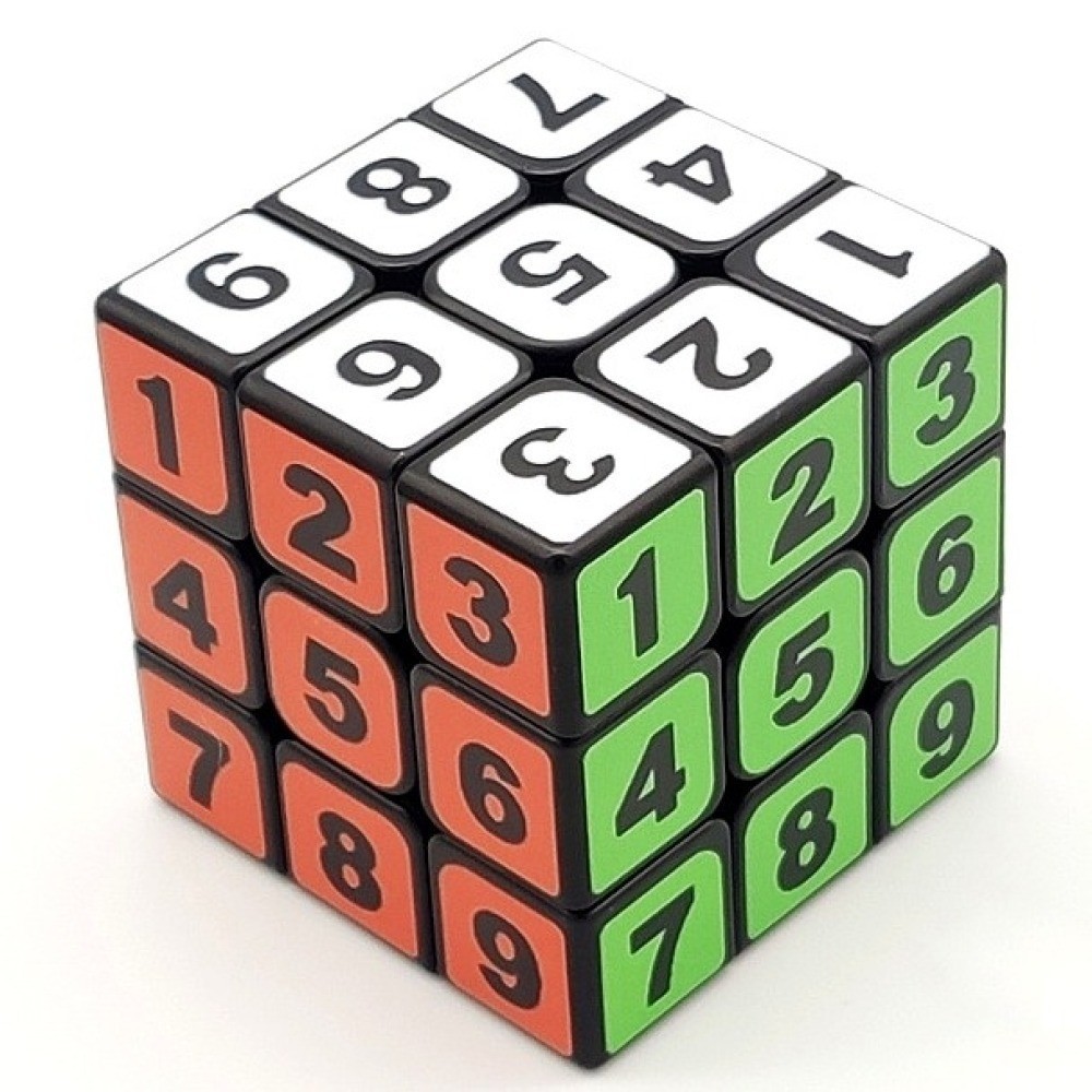 Cubo Mágico 3x3 ZCube 3x3x3 Número Cubo | Shopee Brasil