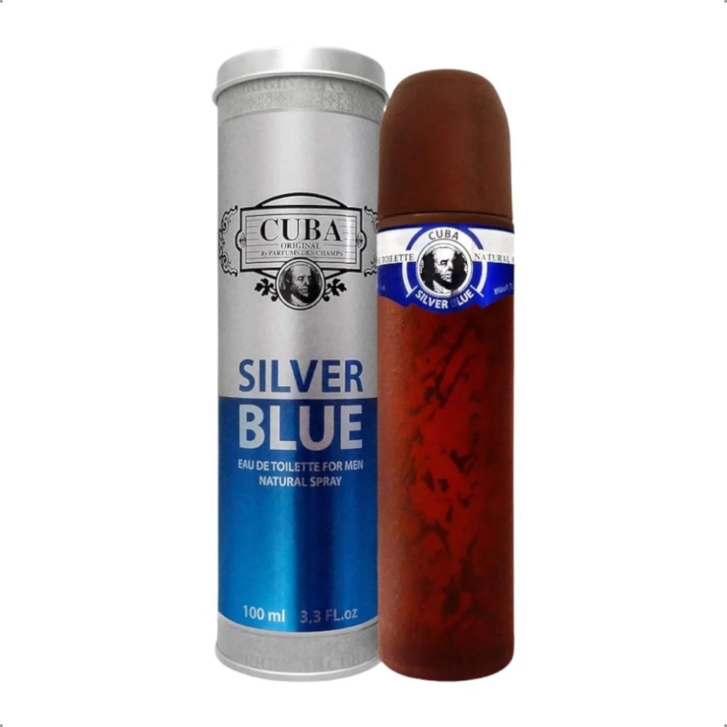 Cuba Silver Blue Masculino Importado 100ml | Shopee Brasil
