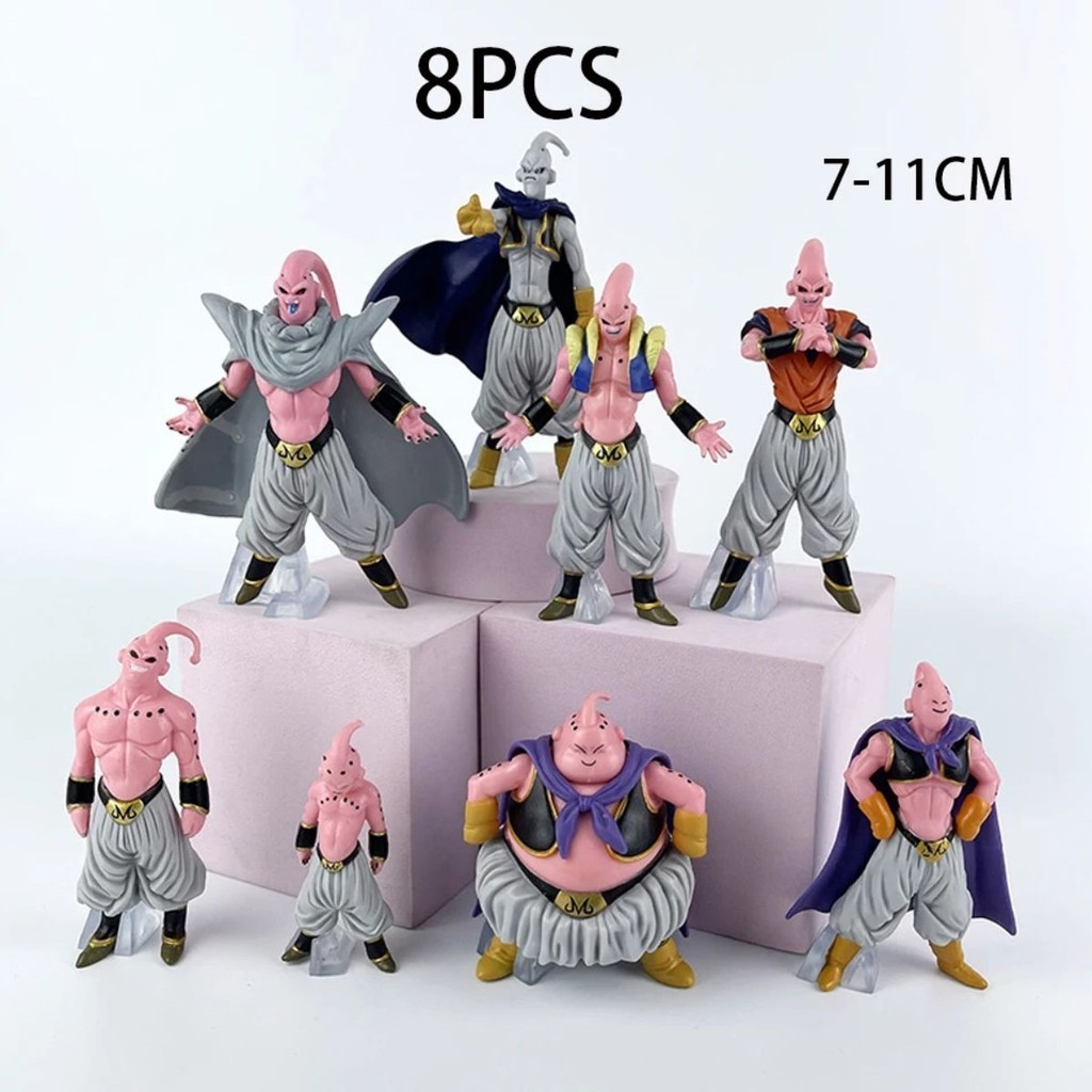 Majin Boo Buu Fusões Boneco Miniatura Action Figure Dragon Ball Z Super GT | Shopee Brasil