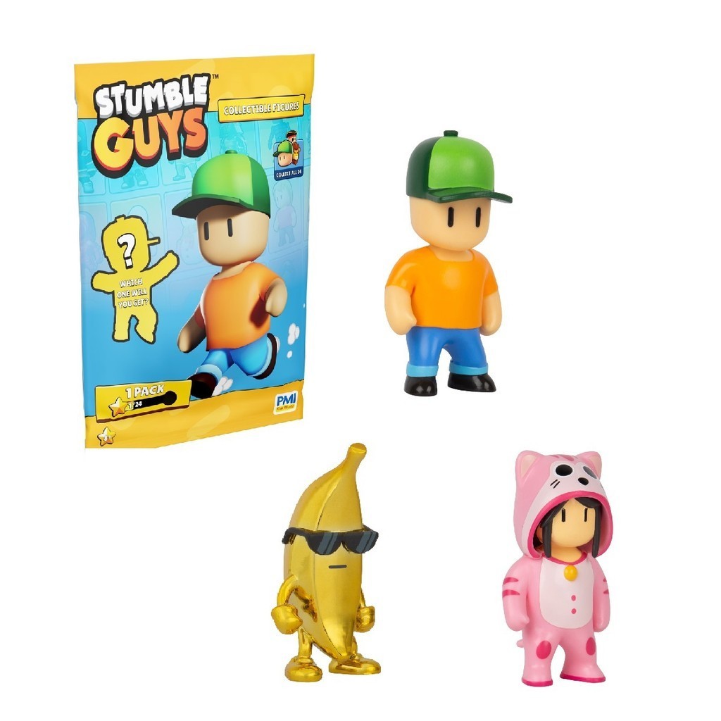 Brinquedo Kit C/ 3 Bonecos Stumble Guys Figuras Sortidas Serie 2 ...