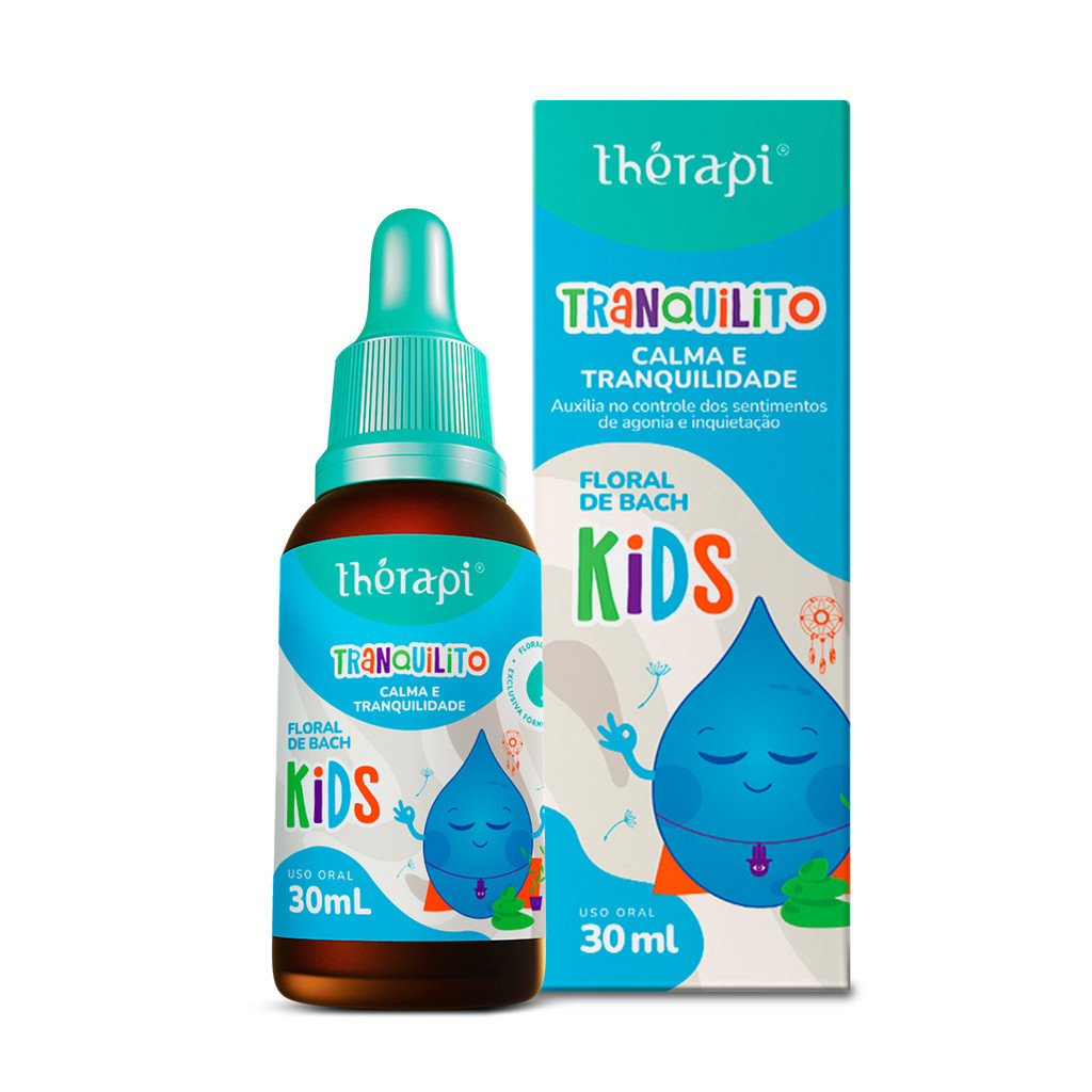 Floral Bach Kids Therapi Tranquilito - 30 ML Ansiedade Hiperatividade ...
