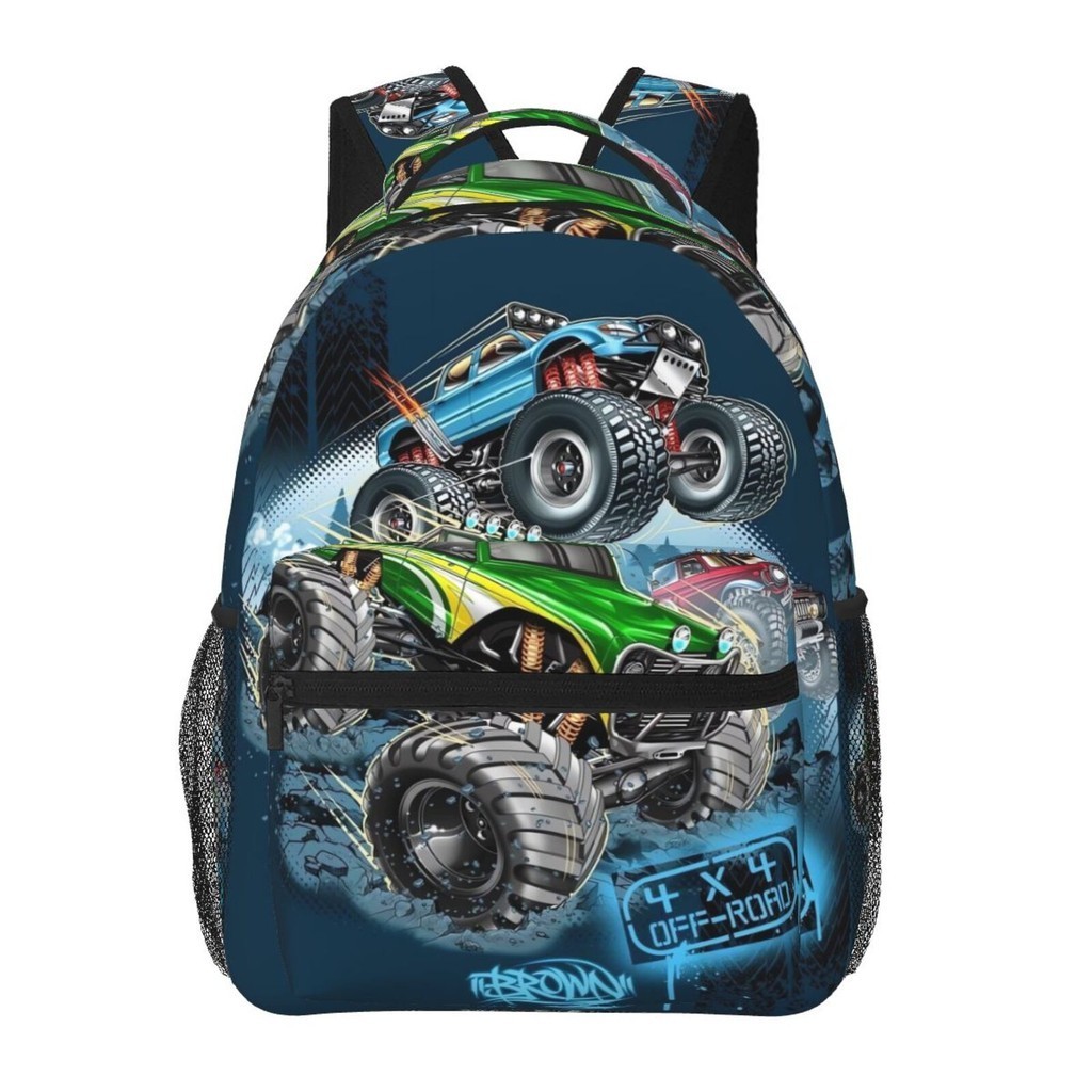 Mochila Monster Jam Backpack 3d Casual De Viagem Impressa ...