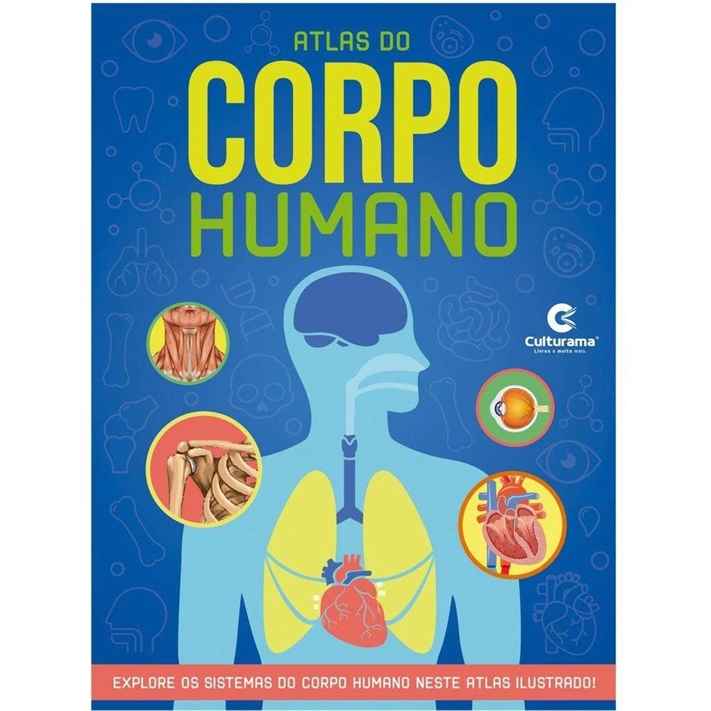 KIT 4 ATLAS CORPO HUMANO CULTURAMA | Shopee Brasil