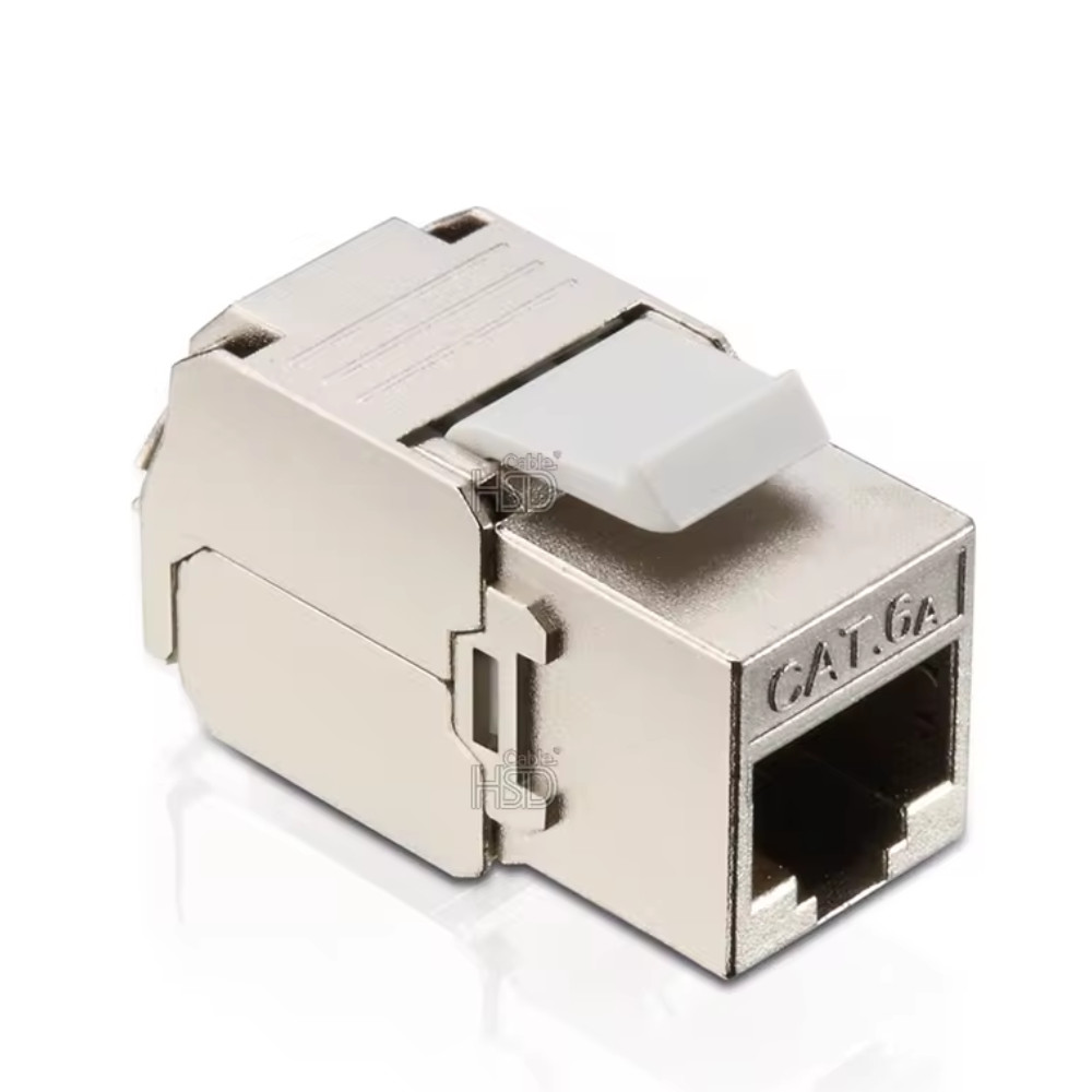 Conector Keystone RJ45 da Cat6A,blindado, interface de rede | Shopee Brasil