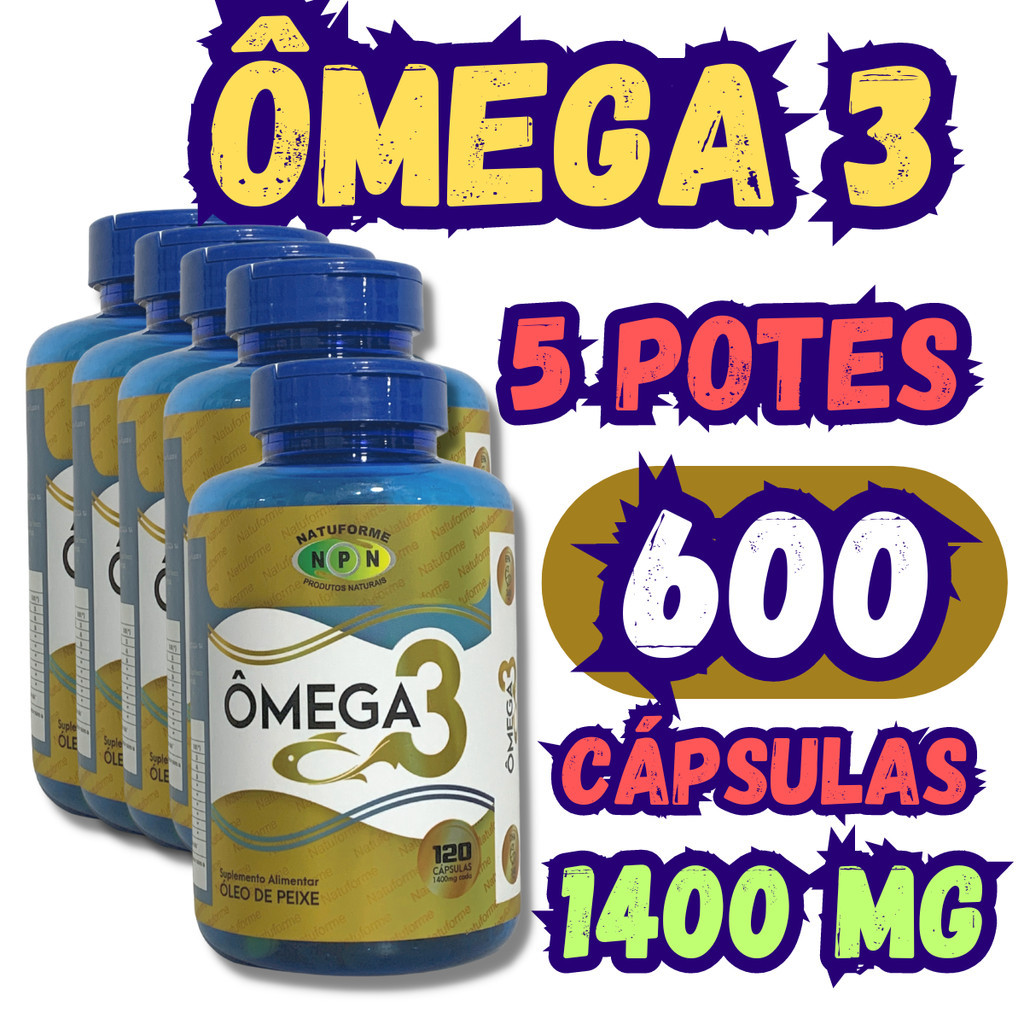 Omega 3 Ômega 3 Natuforme 1400mg 120 Capsulas | Shopee Brasil