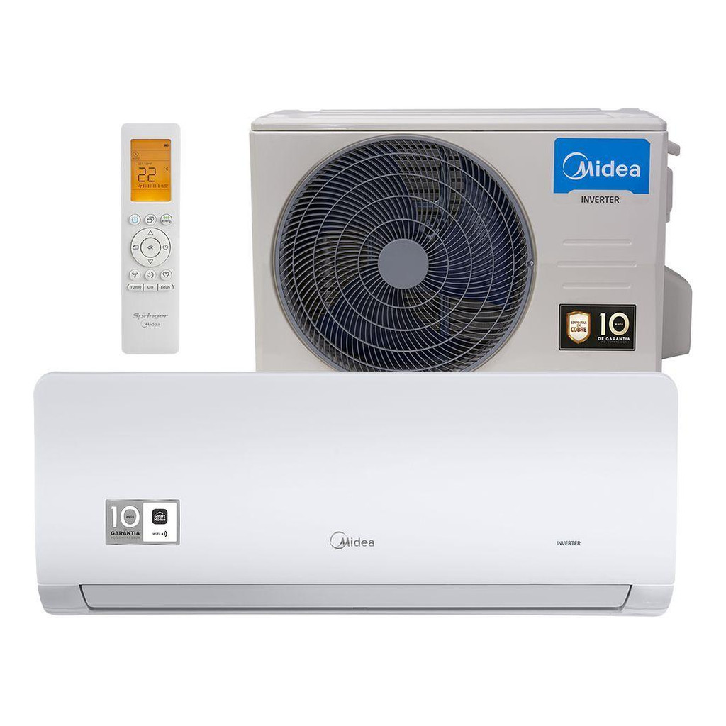 Ar Condicionado Midea Connect 30000 Btus Inverter Frio 220v | Shopee Brasil