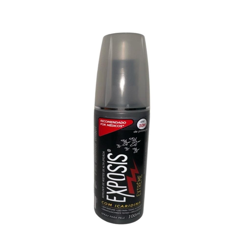 Repelente com Icaridina contra dengue Exposis Extreme Spray 100ML ...
