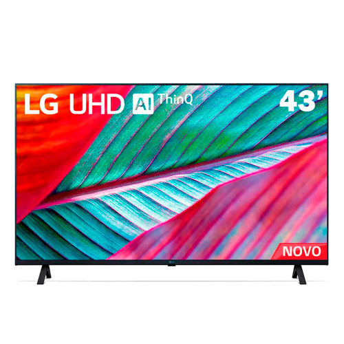 Smart TV 43 Polegadas 4K LG UHD ThinQ AI 43UR7800PSA HDR Bluetooth 3 HDMI | Shopee Brasil
