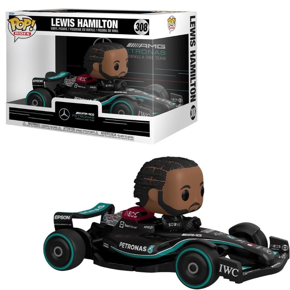 Funko Pop F1 308 Lewis Hamilton Mercedes AMG | Shopee Brasil
